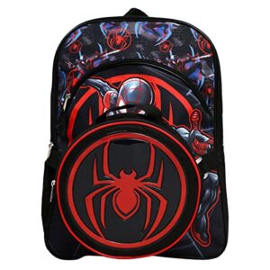 marvel spider-man miles youth lunch tote & backpack