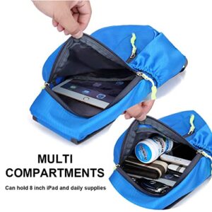 Peicees Sling Bags For Men Women Chest Bag Small Shoulder Bag Crossbody Bag For Hiking…