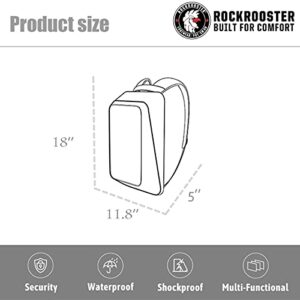 ROCKROOSTER CUBE Square Backpack Macbook Computer Bag School Shaping Bag - C1