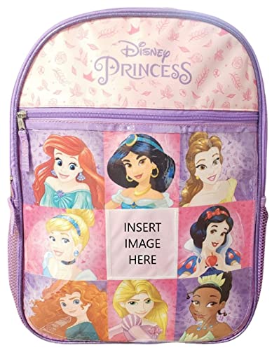 POMPIN Bags Disney Princess Interchangeable Kids Backpack | Disney Princess Backpack - Includes (2) Double Sided Image Panels For 4 Unique Looks