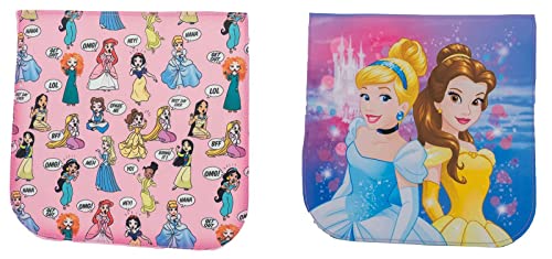 POMPIN Bags Disney Princess Interchangeable Kids Backpack | Disney Princess Backpack - Includes (2) Double Sided Image Panels For 4 Unique Looks