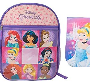 POMPIN Bags Disney Princess Interchangeable Kids Backpack | Disney Princess Backpack - Includes (2) Double Sided Image Panels For 4 Unique Looks