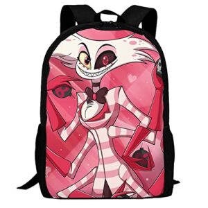 Hazbin Hotel Angel Dust Backpack For Men Women Lightweight Backpack Traveling Laptop Backpack