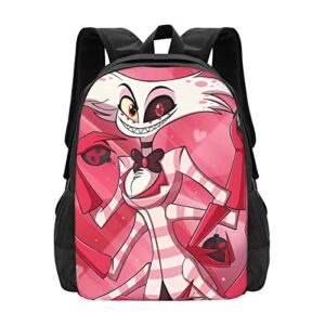 hazbin hotel angel dust backpack for men women lightweight backpack traveling laptop backpack