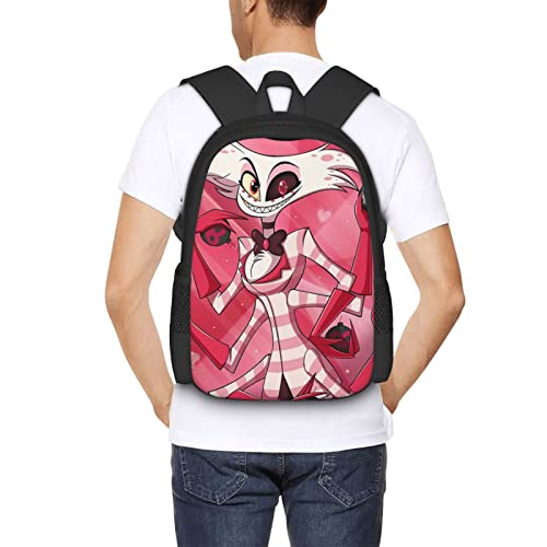 Hazbin Hotel Angel Dust Backpack For Men Women Lightweight Backpack Traveling Laptop Backpack