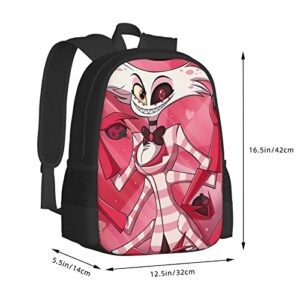 Hazbin Hotel Angel Dust Backpack For Men Women Lightweight Backpack Traveling Laptop Backpack