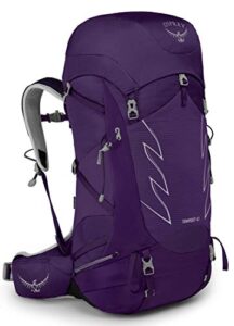 osprey tempest 40 women’s hiking backpack, violac purple, wm/l