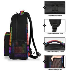 Periodic Table Backpacks for Women Men, Chemistry Elements Travel Backpack Laptop Backpack Waterproof School Bookbags with Multiple Pocket Hiking Daypack Casual Bag