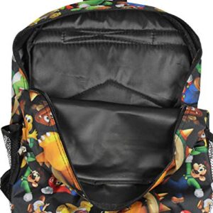 Super Mario Bros. Backpack All Over Character Print 16" Bag