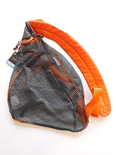 Eastsport Orange Sporty Mesh Trap Single Strap Backpack