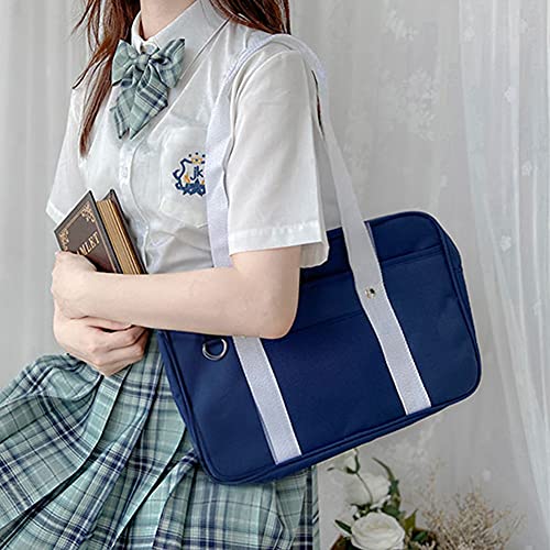 Newzeroin Japanese School Bag Handbag Anime Backpack, Cosplay Backpack High School JK Uniform Bag, Commuter Uniform Shoulder Bags (Blue)