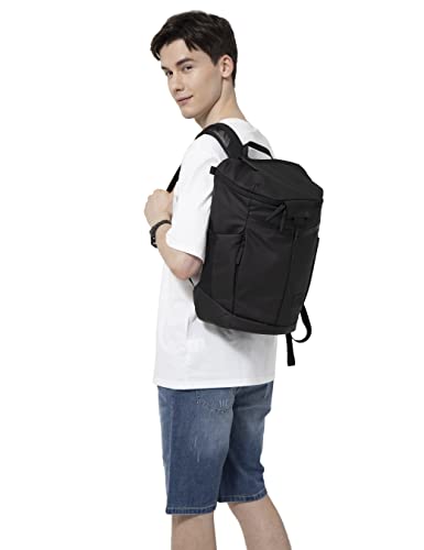 COTS Business Backpack, Water Resistant Anti-Theft Travel Casual Laptop Daypack 15.6 Inch Notebook, 21 Liters (Black)