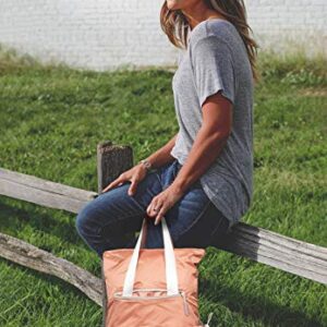 Packable Backpack for Women in Rose Gold - Lightweight Foldable Daypack and Tote Bag Perfect for Hiking, Walking, Travel & Adventure