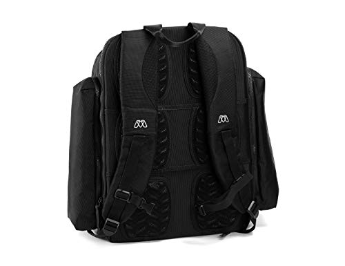 MOS BLACKPACK Grande, Durable Electronics Travel Backpack for 17"" Laptop, Tablet with Built in Cable Management (SW-44029)