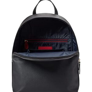 Tommy Hilfiger Whitney II Medium Dome Backpack Pebble PVC Black One Size