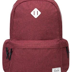 Targus Strata II College and Travel Laptop Backpack with Protective Sleeve for 15.6-Inch Laptop, Burgundy (TSB93603GL)