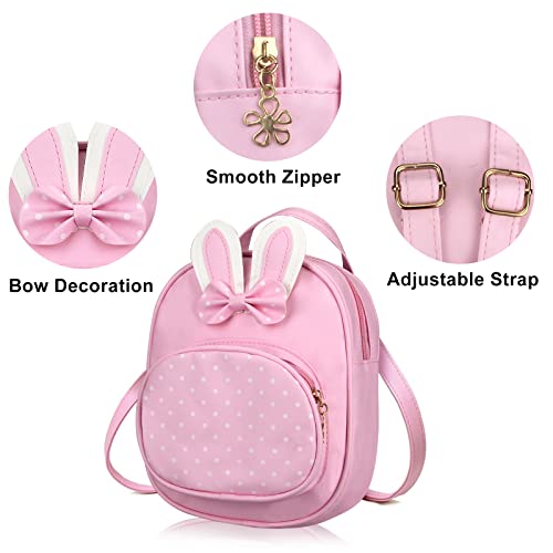 Little Girls Pink Travel Backpack Cartoon Mini Mouse Backpack Small Kids Backpack Purse Cute Children Toddler Backpack Gift