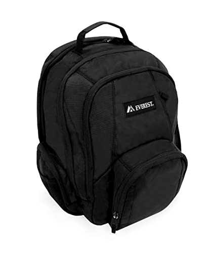 Everest Transport Laptop Backpack, Black, One Size