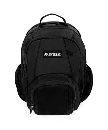 Everest Transport Laptop Backpack, Black, One Size