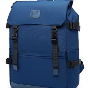 SansPeur EWART Backpack, Casual Back Pack with Laptop Sleeve, designed for Work, Travel, School & College, Navy Blue