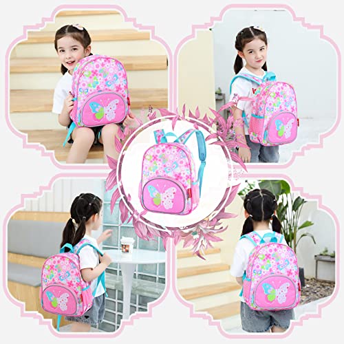 Daaupus 12-Inch girl preschool backpack,Kids Backpack for Boys & Girls, Perfect for Daycare and Preschool