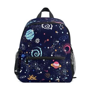 space galaxy backpack for toddlers kid’s school bag for boys girls kindergarten preschool bag