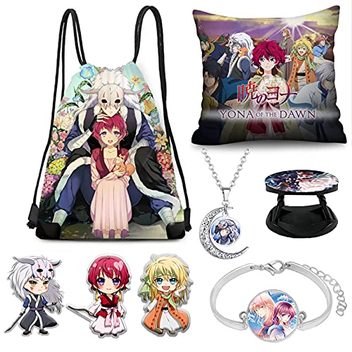 Yona of The Dawn Merch, Backpack,Bag Phone Holder,Buttons Pins,Pillow Case, Necklace Bracelet