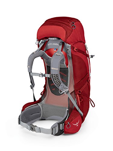 Osprey Packs Women's Ariel AG 65 Backpack, Picante Red, Large