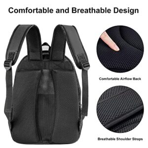 COVAX Mesh Backpack, Heavy Duty Mesh School Backpack, Black Mesh Backpack with Comfort Padded Back for Travel, Swimming, Beach, Outdoor Sports