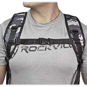 RockvilIe DJ Mixer Case Travel Camo Backpack Bag Fits 19"w x 20"h x 13"d