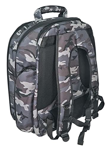 RockvilIe DJ Mixer Case Travel Camo Backpack Bag Fits 19"w x 20"h x 13"d