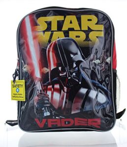 accessory innovations star wars 16″ backpack – darth vader lightsaber