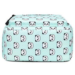 Abshoo Lightweight Cute Panda Backpacks for Girls School Backpacks With Lunch Bag (3pc Panda Teal)