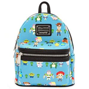 loungefly toy story character faux leather mini backpack