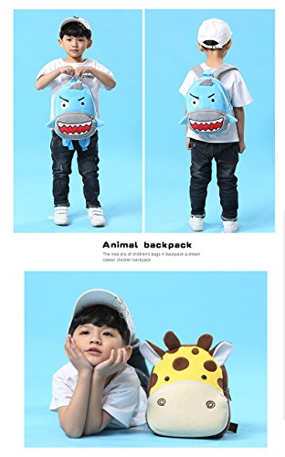 Children Toddler Preschool Backpack Plush Animal Cartoon Backpack Baby Kids School Satchel Travel Lunch Bags Bear