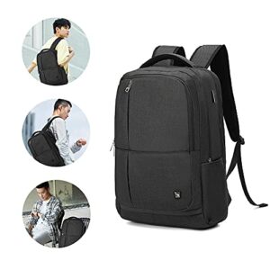 OIWAS Laptop Backpack 17 Inch for Men Business Bagpack Women Travel Daypack Large College School Bookbag Teens(Black)