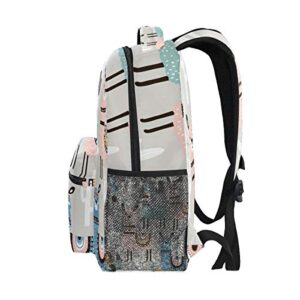 Colorful Cactus Llama Backpack Bookbag for Boys Girls,Elementary School Backpack,14 inch Computer Laptop Backpack,Durable and Water Resistant Casual Rucksack School Backpack