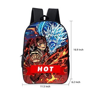 Boys and Girls Anime Backpacks,Travel Recreational Schoolbags Anime - 002