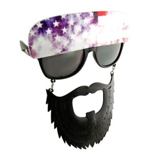 rubie’s sun-staches uv400 costume sunglasses american trucker