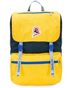 invicta jolly iii vintage laptop backpack (mood indigo/lemonchrome)