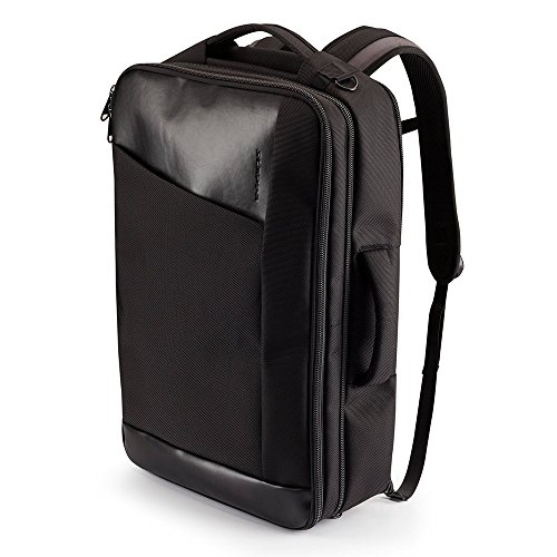 SLAPPA Pivot Expandable 18.4" Laptop Backpack + Shoulder bag - Checkpoint Friendly - Fits 17", 18" and 18.4" Laptops