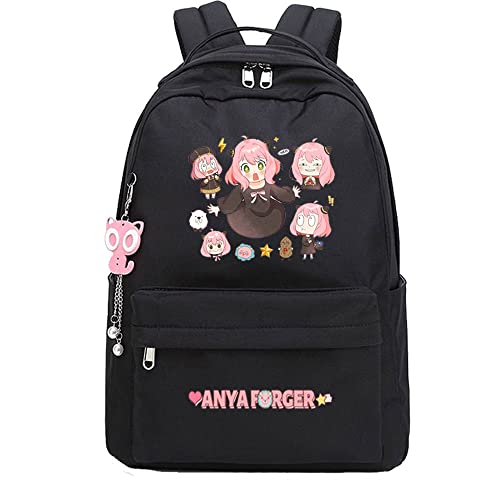 COSABZ Anime Anya Forger Backpack Cosplay Kawaii Backpack Schoolbag Mochila Bag With Pendant For Girls (5)