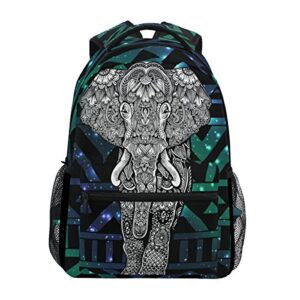 zzkko animal elephant galaxy geometric boys girls school computer backpacks book bag travel hiking camping daypack