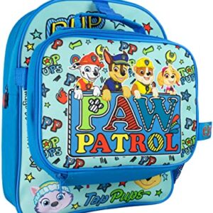 Paw Patrol Kids Backpack and Lunchbag Set Blue