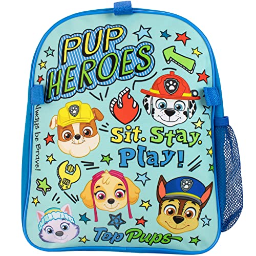 Paw Patrol Kids Backpack and Lunchbag Set Blue