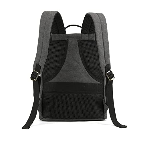 XINCADA Canvas Backpack Rucksack Travel Laptop Backpack High Density College School Bookbag Backpacks Fits 15.6 Inch Laptop Daypack for Men