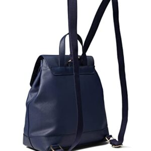 Tommy Hilfiger Gretta II Flap Backpack with Hangoff Saffiano PVC Tommy Navy One Size