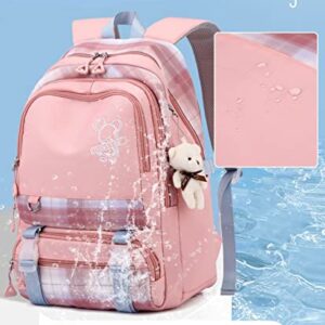 MeganJDesigns Cute Aesthetic Backpack for Teens Girls Boys College High Middle School Student Lightweight Book Bag Casual Kawaii Daypacks (E-Black Aesthetic Backpack)