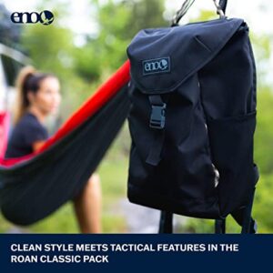 ENO, Roan Classic Pack - 20L Outdoor Backpack for Men and Women - for Hiking, Camping, Backpacking, Beach, and Festivals - Black