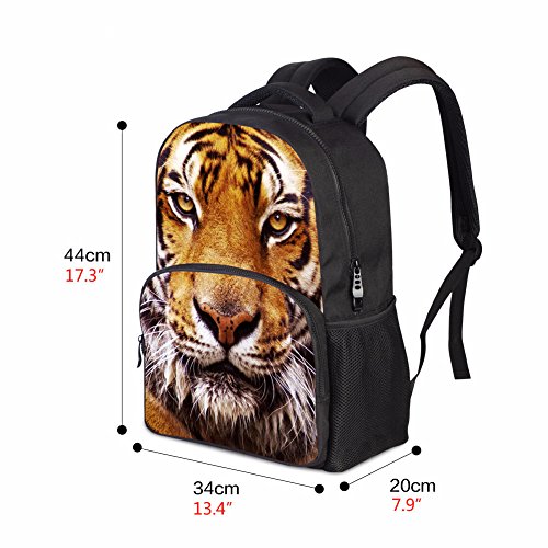 Dispalang Crazy Snake School Backpack Really Cool Animal Day Pack Laptop Bag